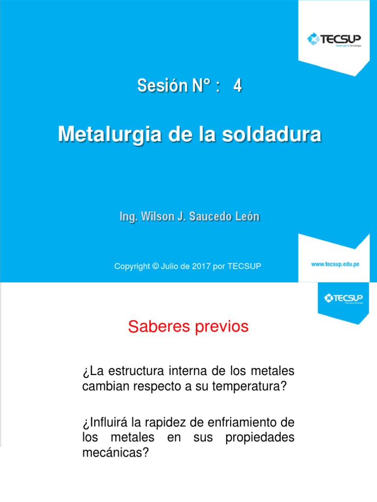 IV. - Metalurgia de La Soldadura | PDF | Soldadura | Construcción