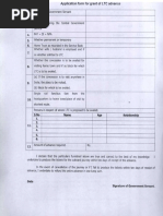 LTC Advance Application Form Guide | PDF | Government | Business