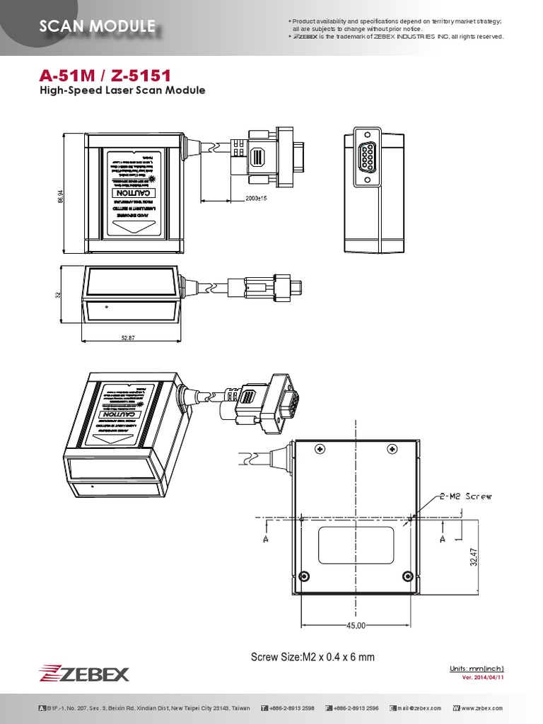 Product Specifications and Technical Details for the ZEBEX Industries A ...