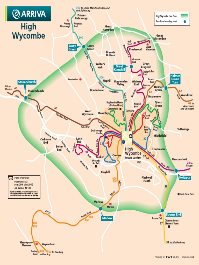 H Wycombe Network Map | PDF