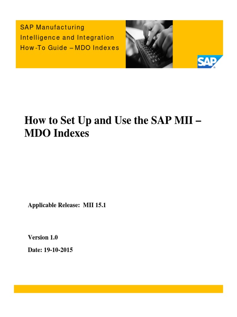 Sap Mii Indexing | PDF | Database Index | Ibm Db2