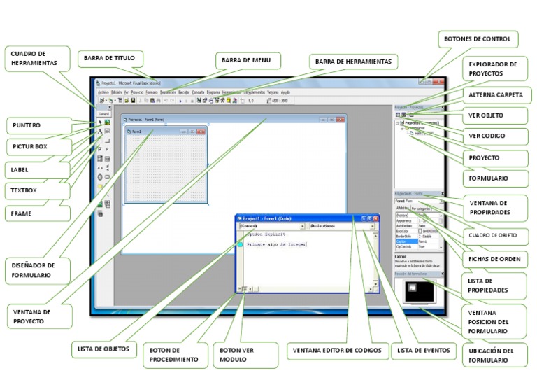 Partes de Visual Basic | PDF