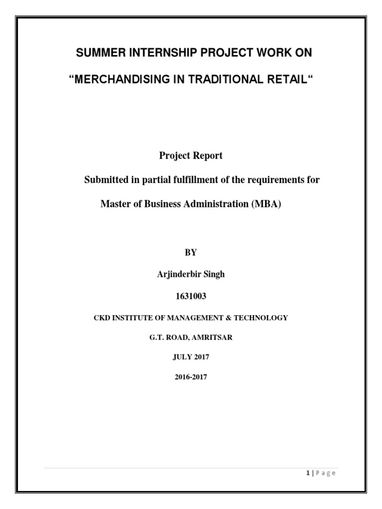 Merchandising in Traditional Retail by Arjinder | PDF | Merchandising ...