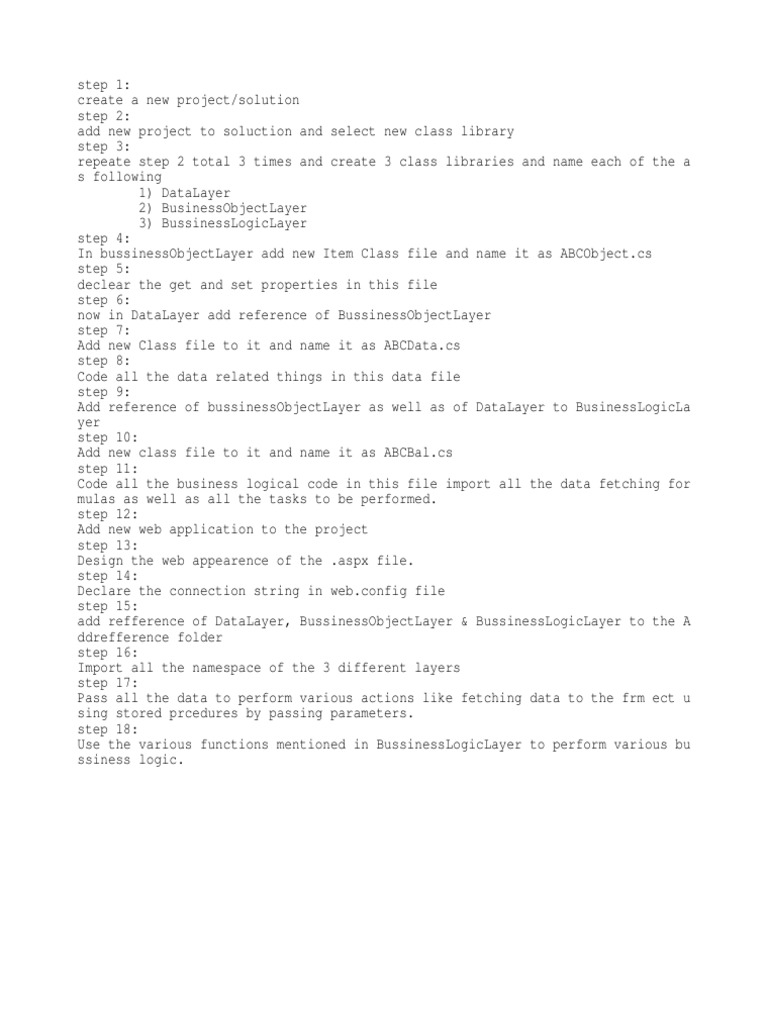 4-Tier Architecture Steps | PDF | Computers