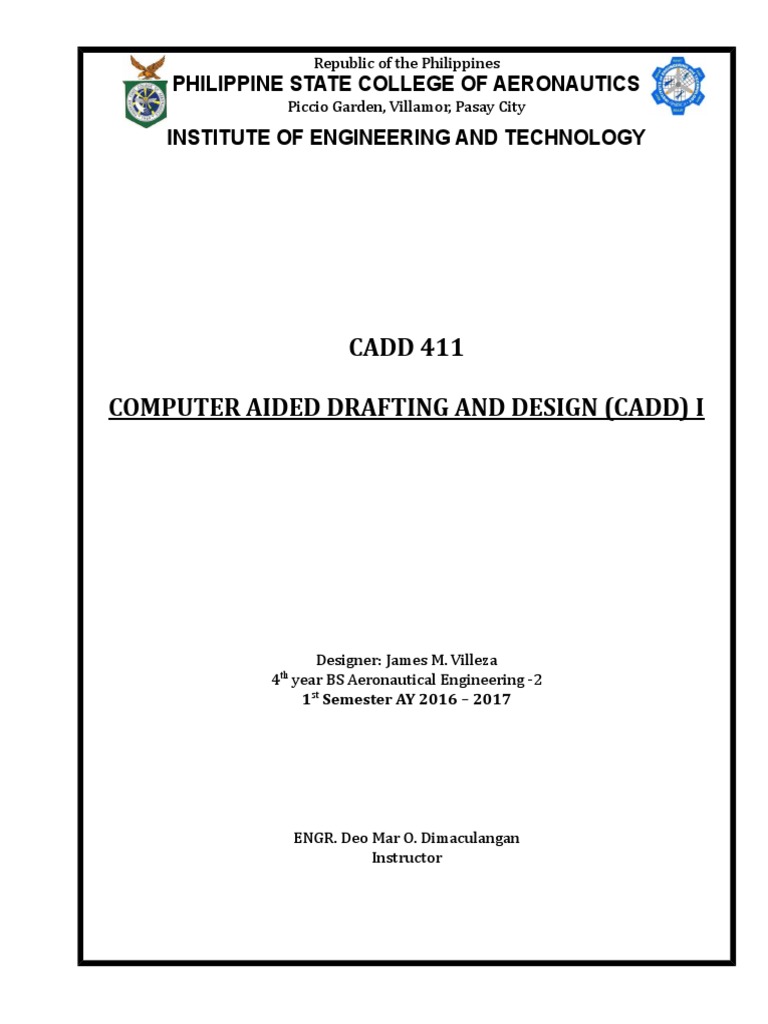 CADD 411 Computer Aided Drafting and Design (Cadd) I | PDF | 3 D ...