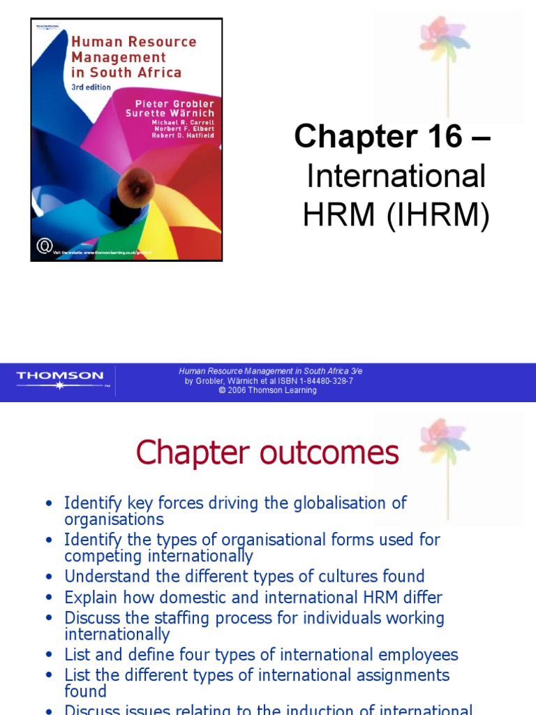 Chapter 16 - : International HRM (Ihrm) | PDF | Human Resource Management | Performance Appraisal