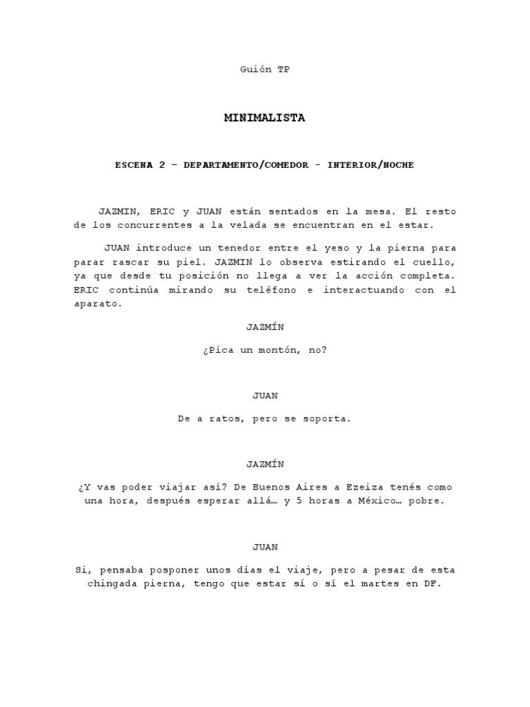 Guión TP | PDF | Ocio