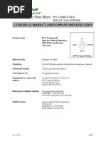 Technical Data Sheet for PVC Resin | PDF | Polyvinyl Chloride ...