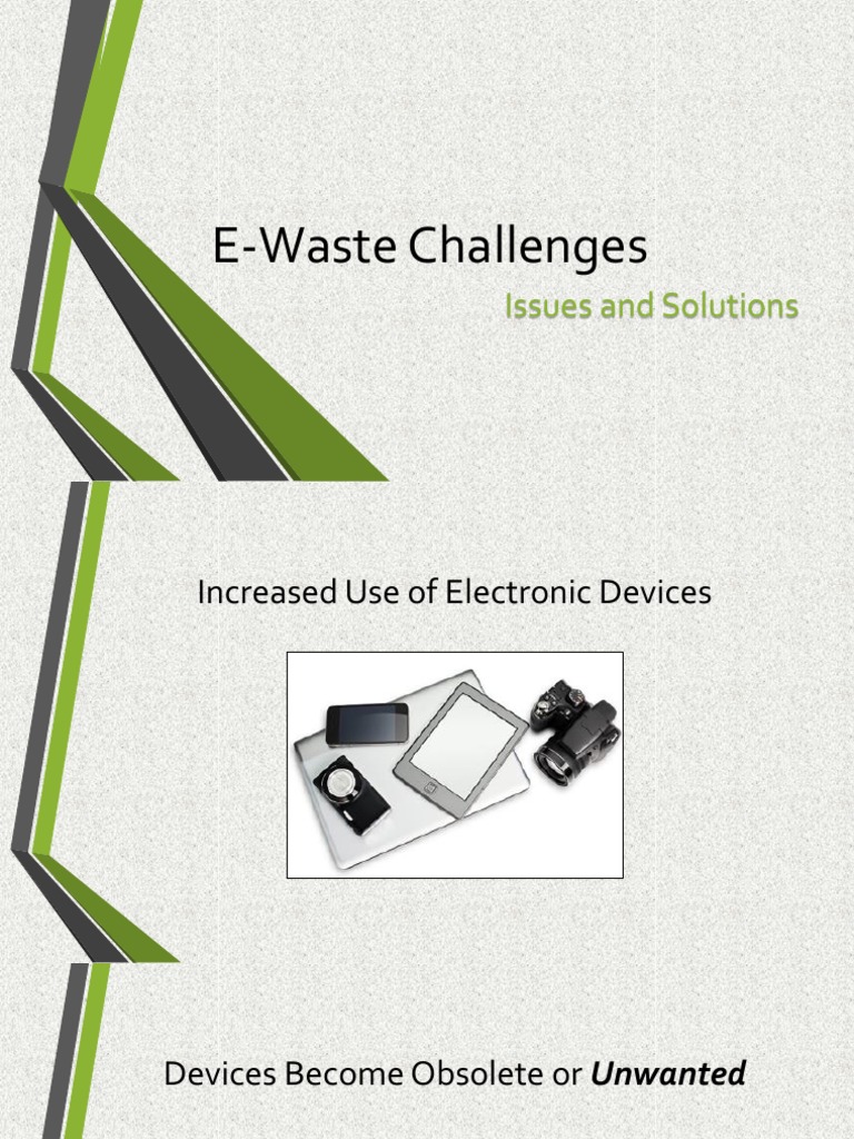 E-Waste Challenges: Issues and Solutions | PDF