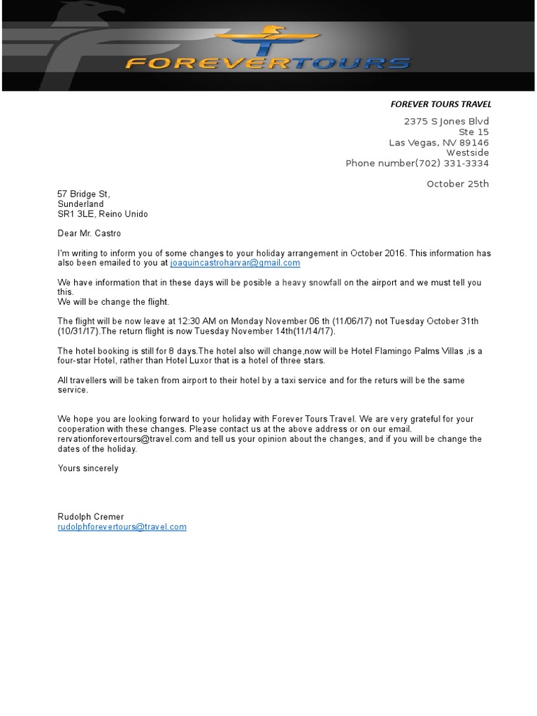 Forever Tours Travel | PDF