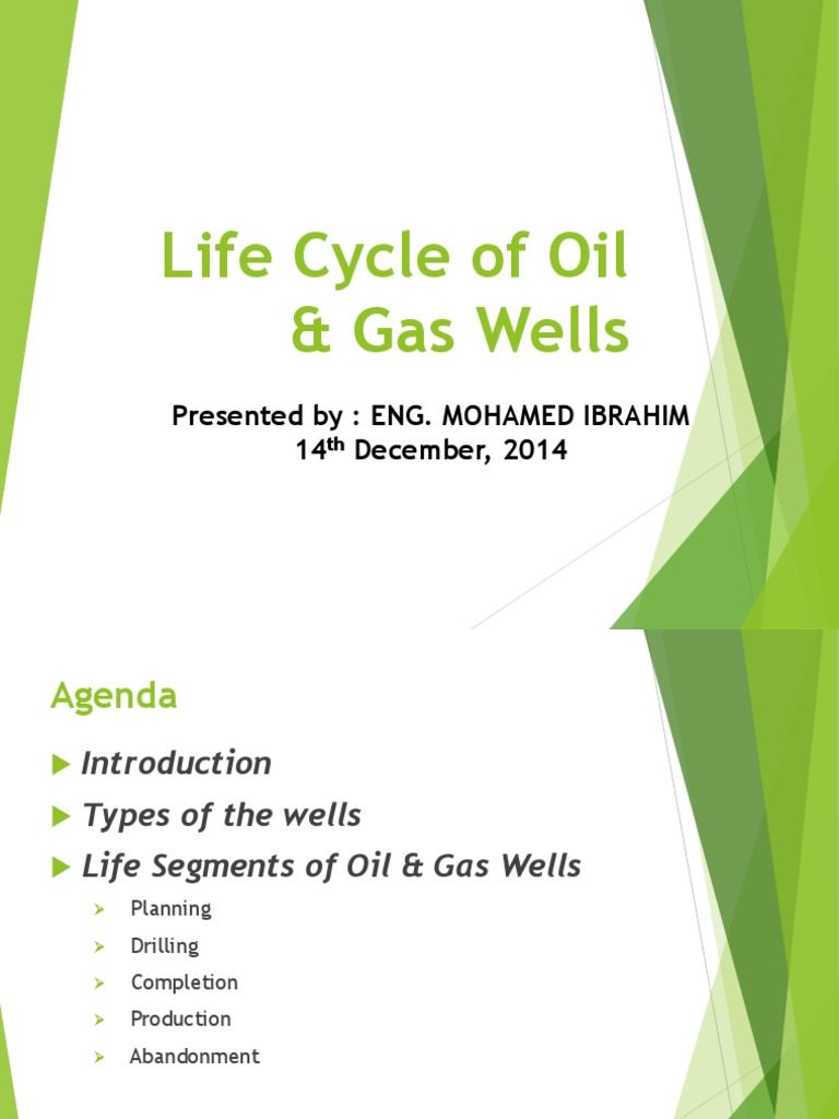 Life Cycle of Oil & Gas Wells | PDF | Casing (Borehole) | Oil Well