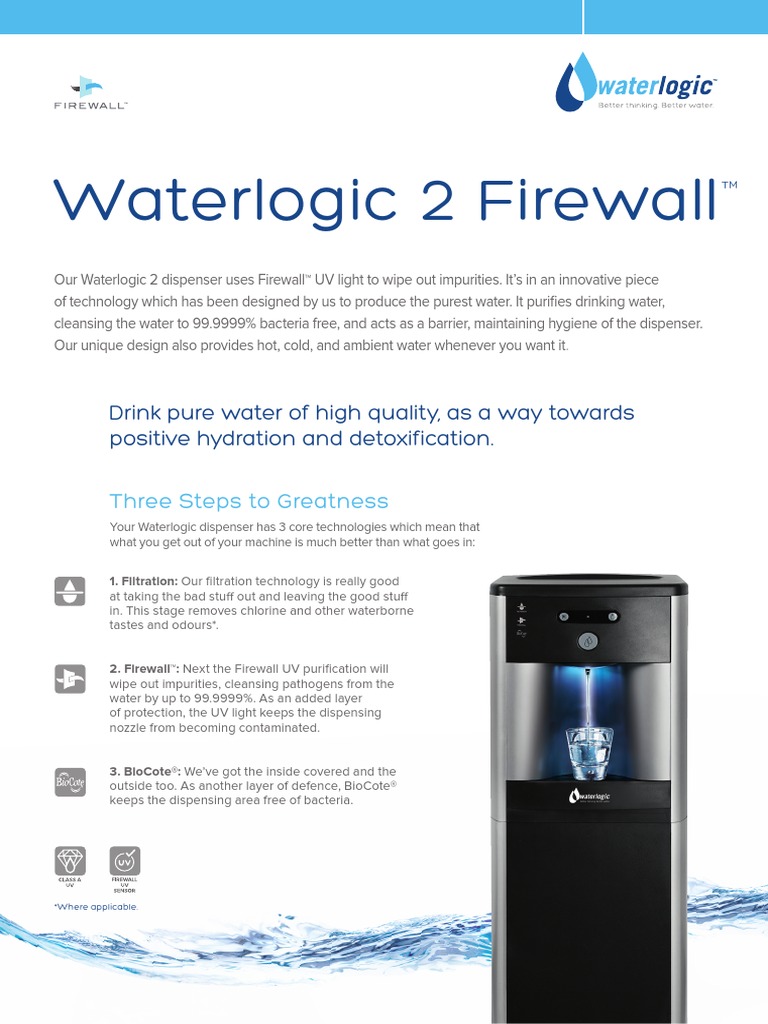 Waterlogic Firewall 2 | Water Purification | Purified Water