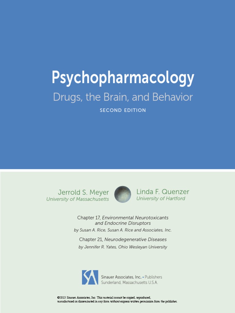 Psychopharmacology Drugs, The Brain, and Behavior | PDF | Stimulant ...