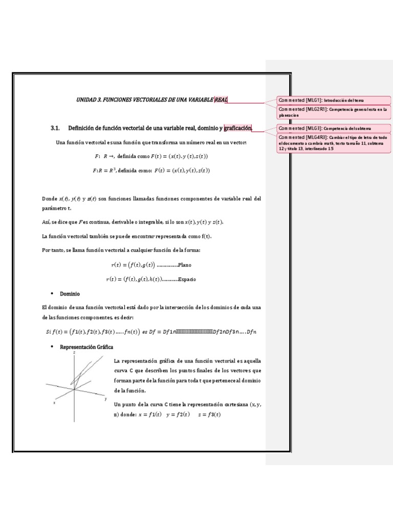Unidad 3 | PDF | Vector Euclidiano | Integral