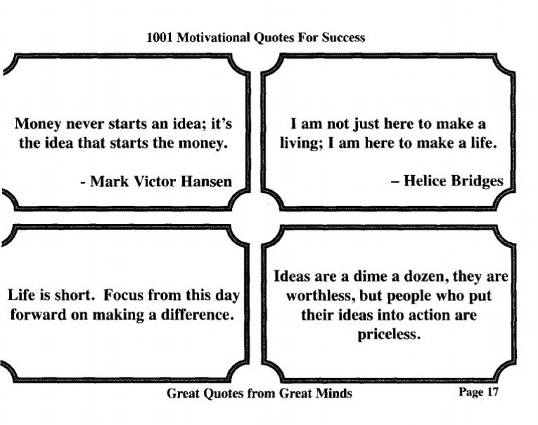 1001 Motivational Quotes For Success Great Quotes From Great Minds - 18 ...