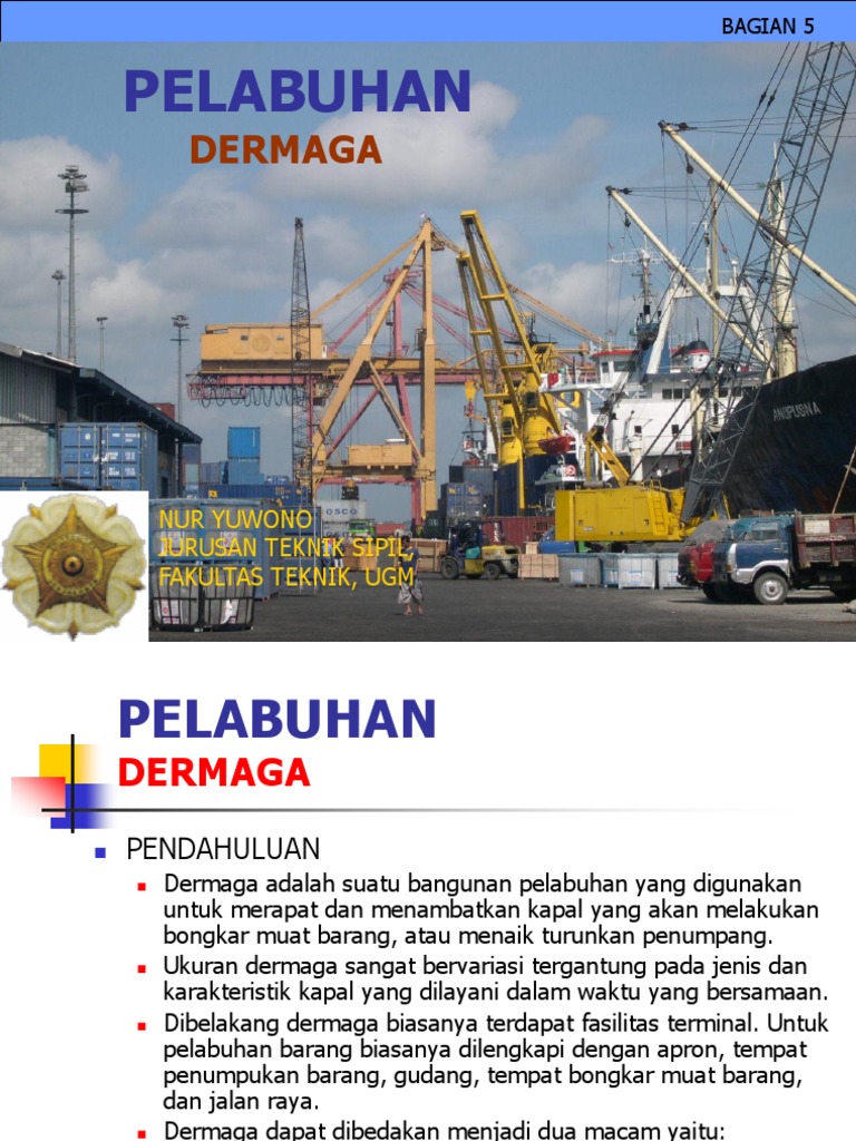 Struktur dan Tipe Dermaga Pelabuhan | PDF