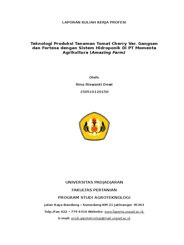 Laporan KKP | PDF