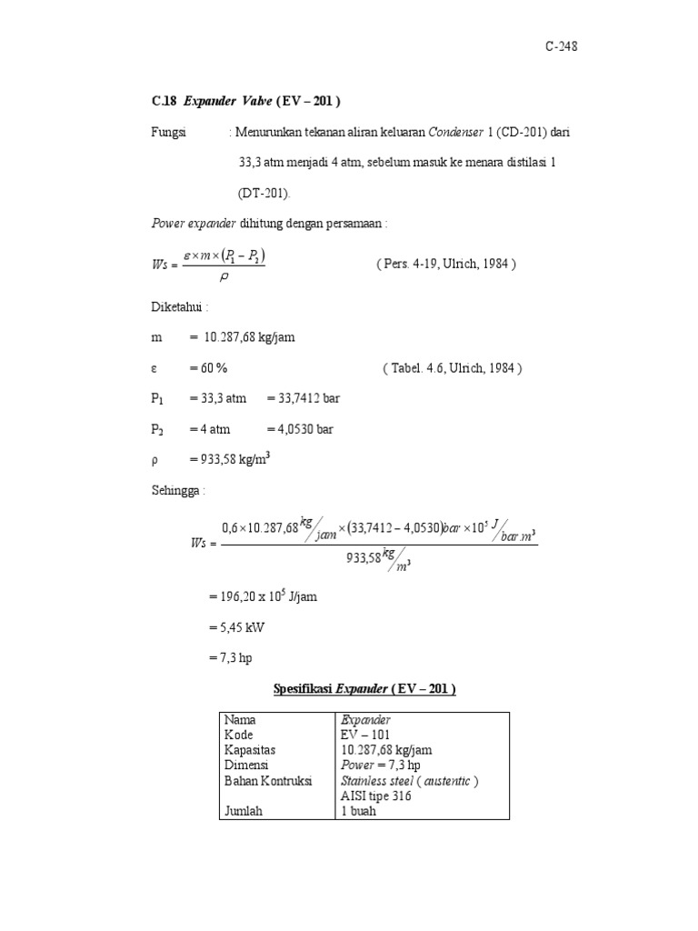 Contoh Expander Valve | PDF