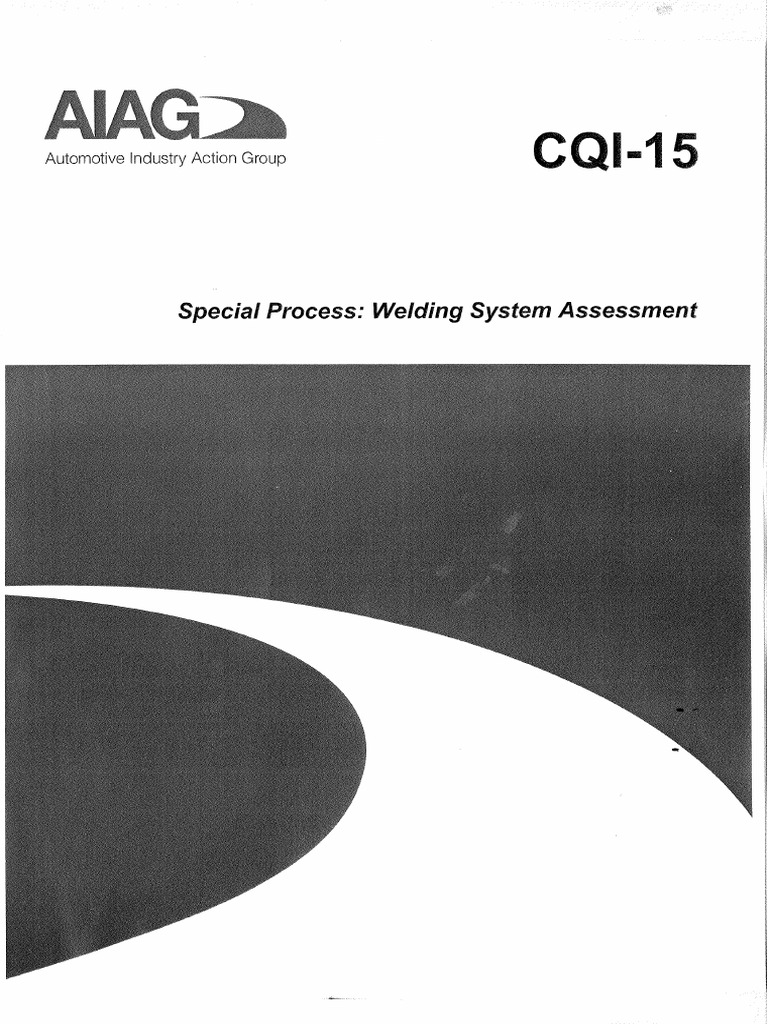 Supplier Web Share Downloads CQI 15 Welding System Assessment PDF | PDF ...