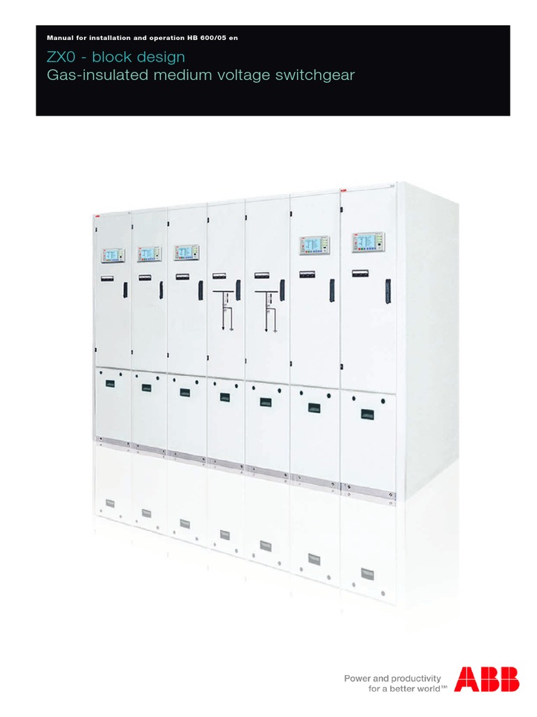 ABB GIS HB 600-05 en PDF | PDF | Electrical Connector | Fuse (Electrical)