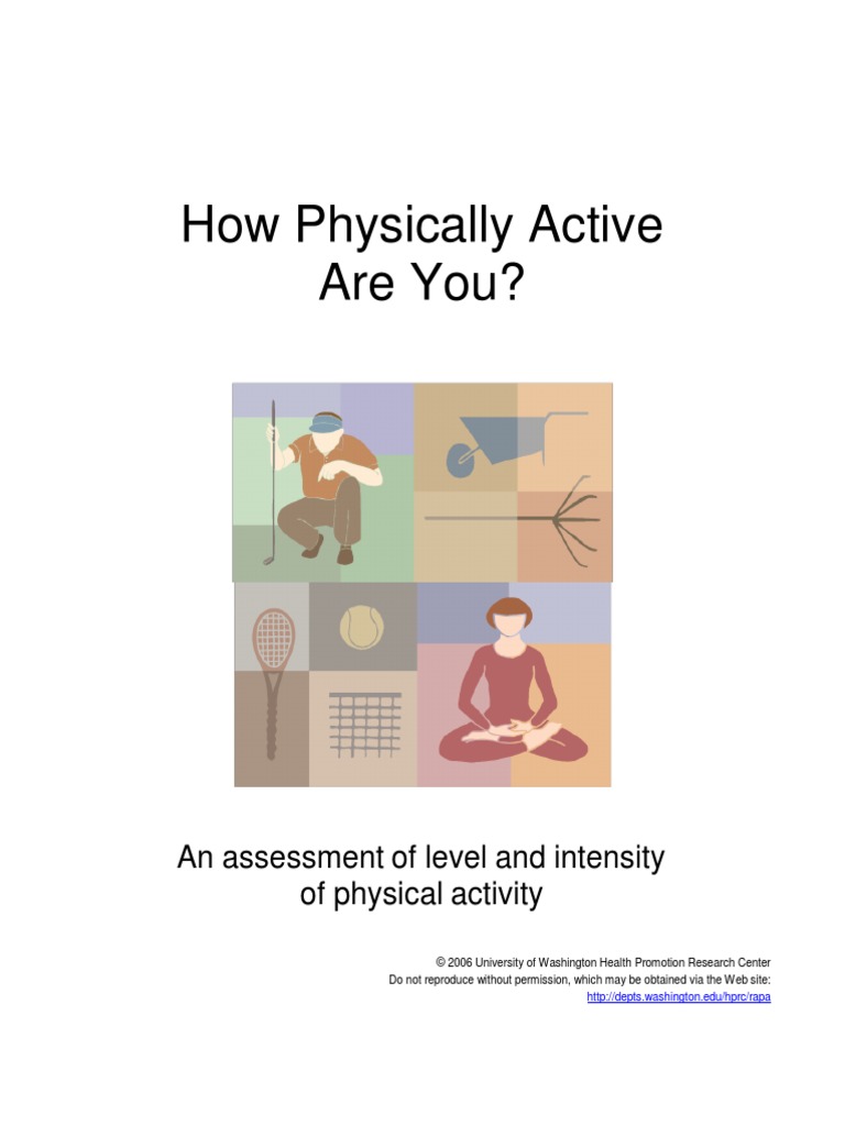 RAPA Questionnaire | PDF | Flexibility (Anatomy) | Physical Exercise