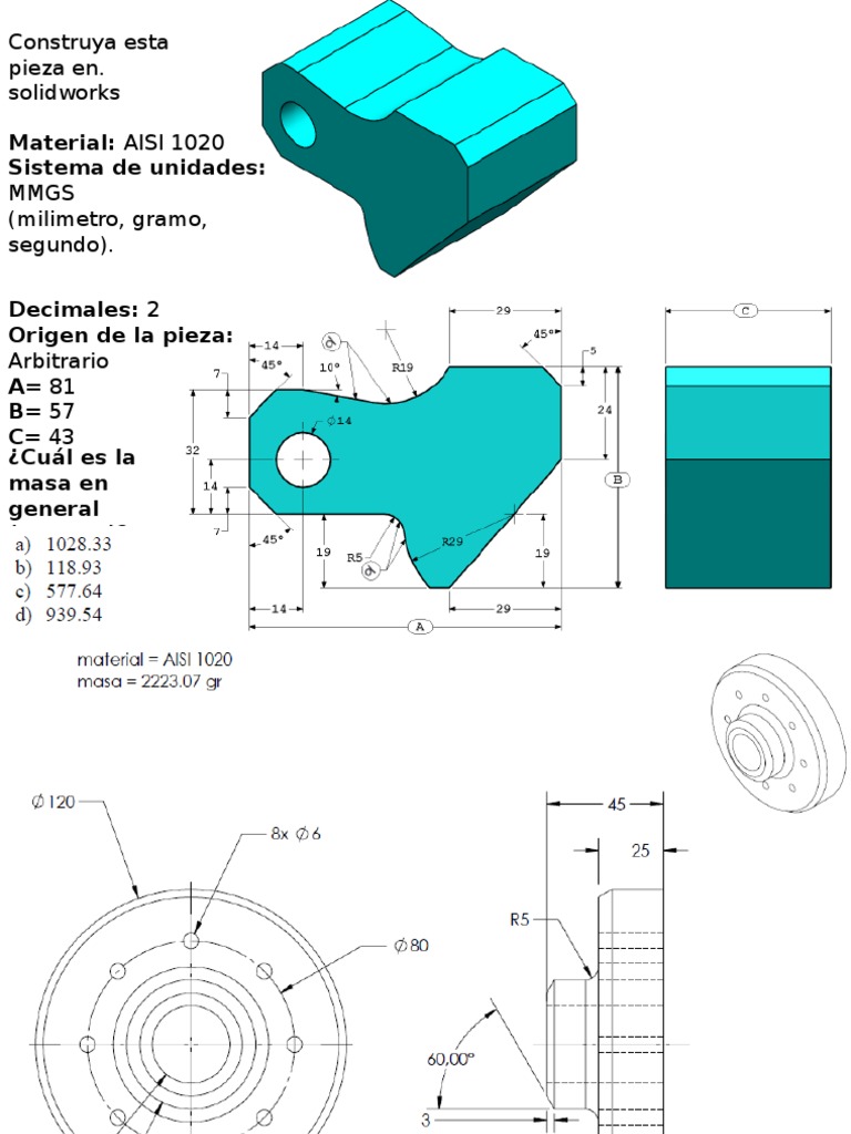 Ejercicios Solidworks CSWA