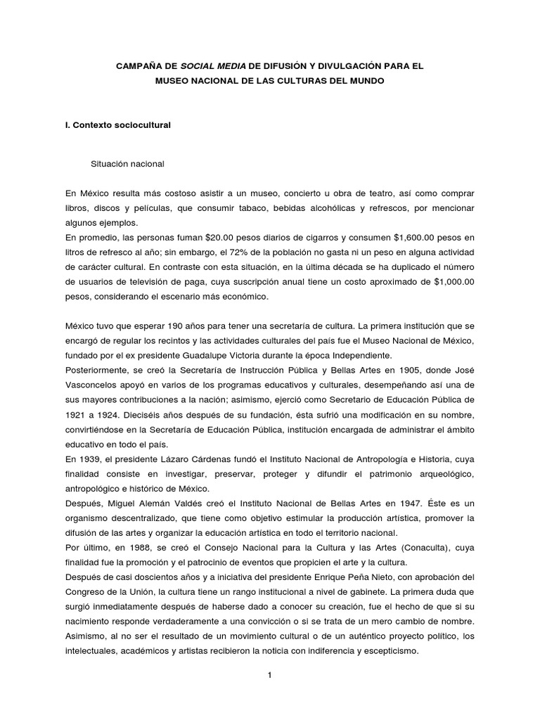 Museo Nacional de Las Culturas | PDF | Museo | Lumbrera