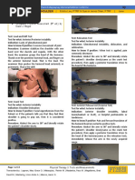 Shoulder Exam Checklist | PDF | Anatomical Terms Of Motion | Elbow