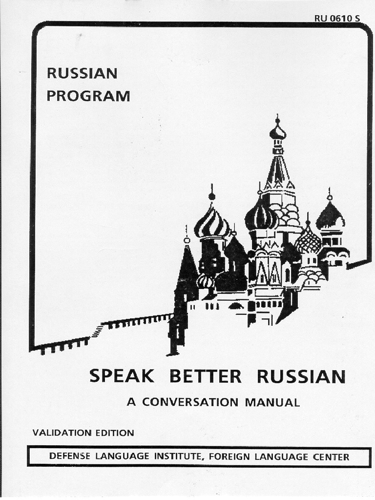 Learn - To.speak Better Russian DLI PDF | PDF