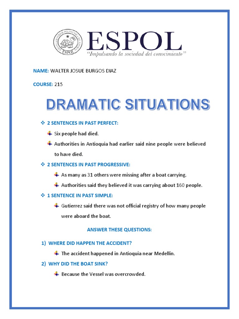 Dramatic Situations | PDF