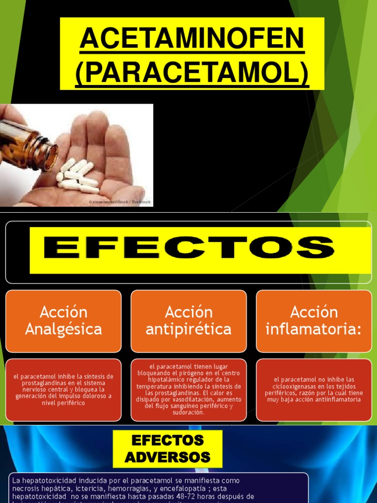Acetaminofen (Paracetamol) | Especialidades médicas | Medicina clínica