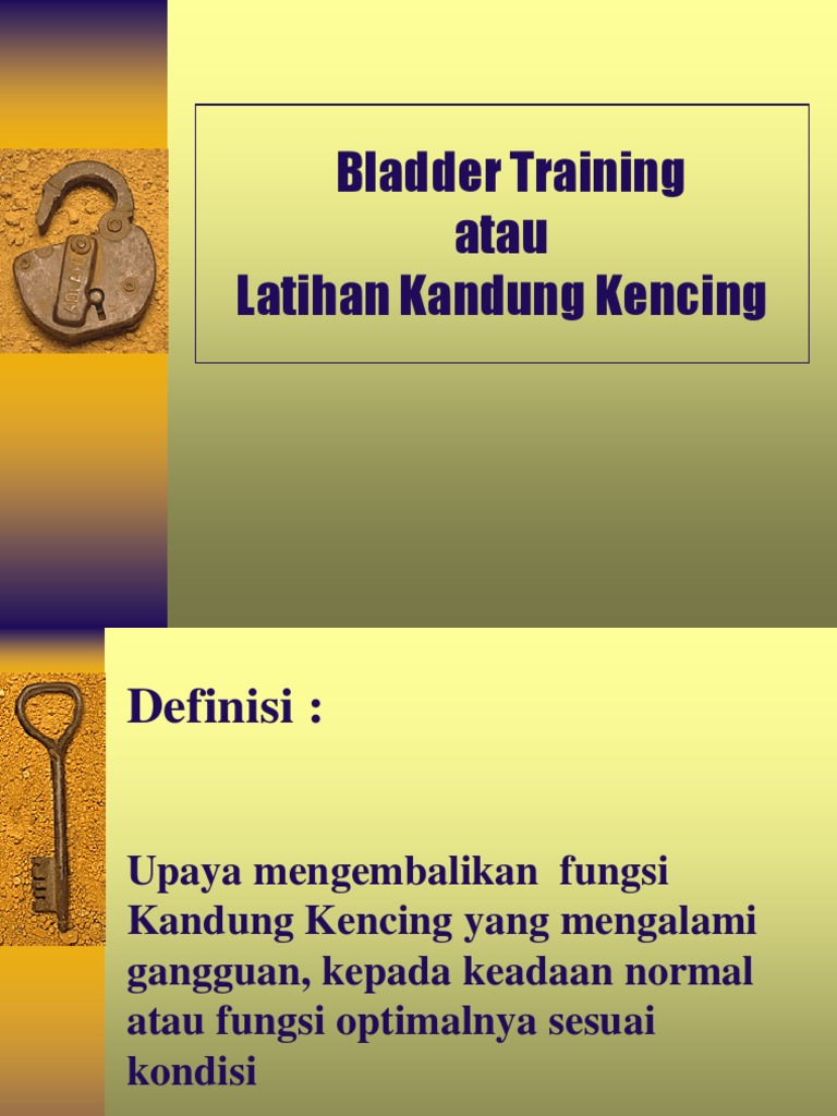 Bladder Training RHM | PDF