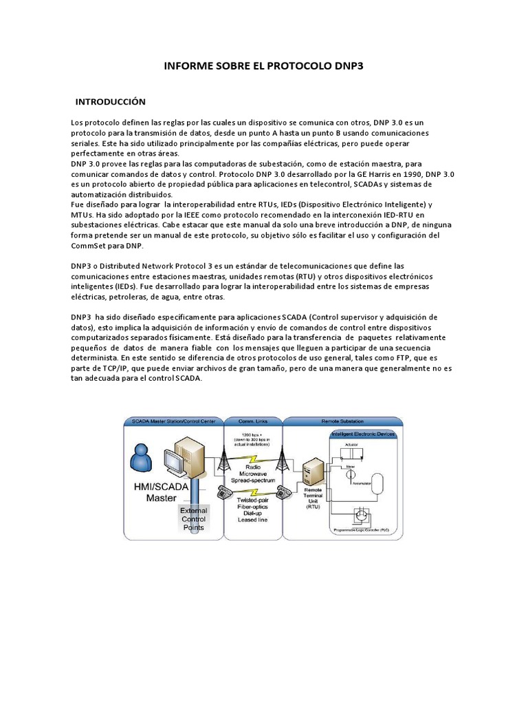 Protocolo DNP3 | PDF | Estándares informáticos | Datos de computadora