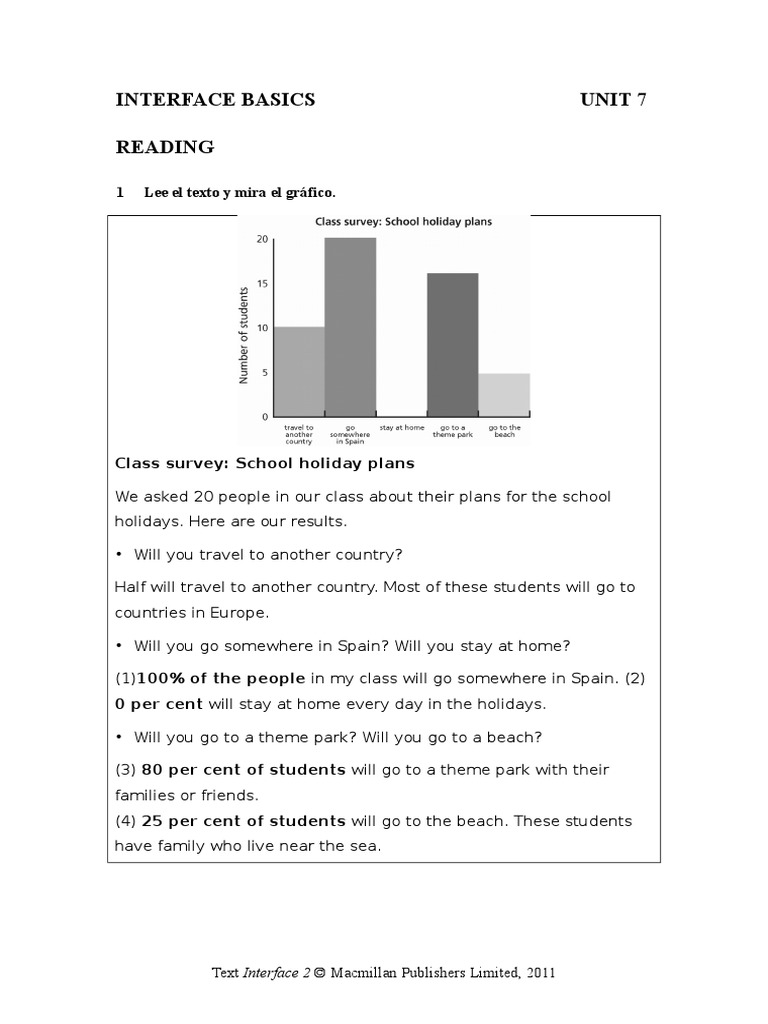 2º Basics Reading Unit 7 | PDF