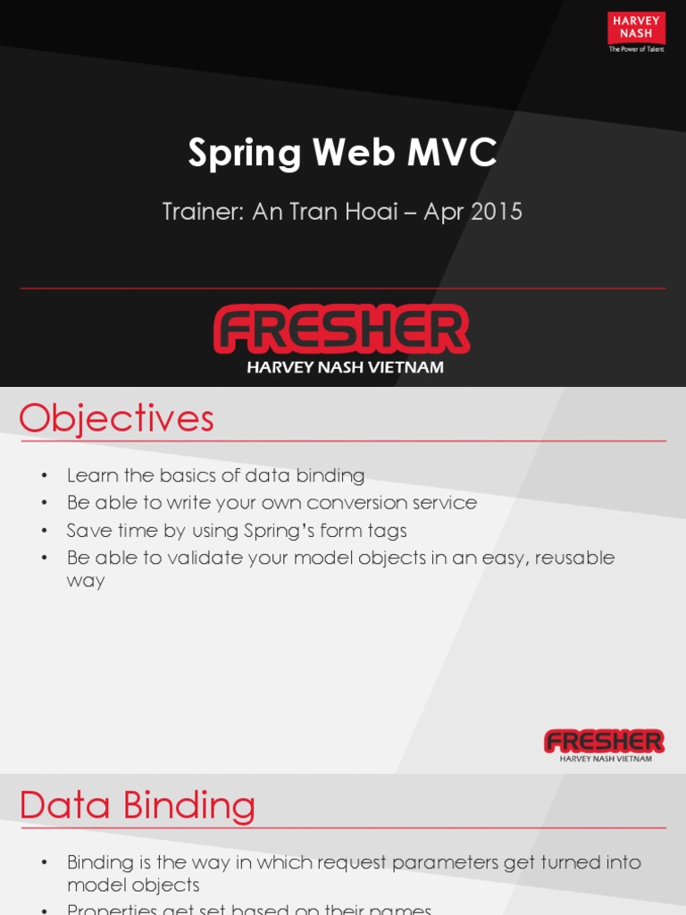 HNVN TR 07040 SpringWebMVC Part3 CoursePresentation | Download Free PDF ...
