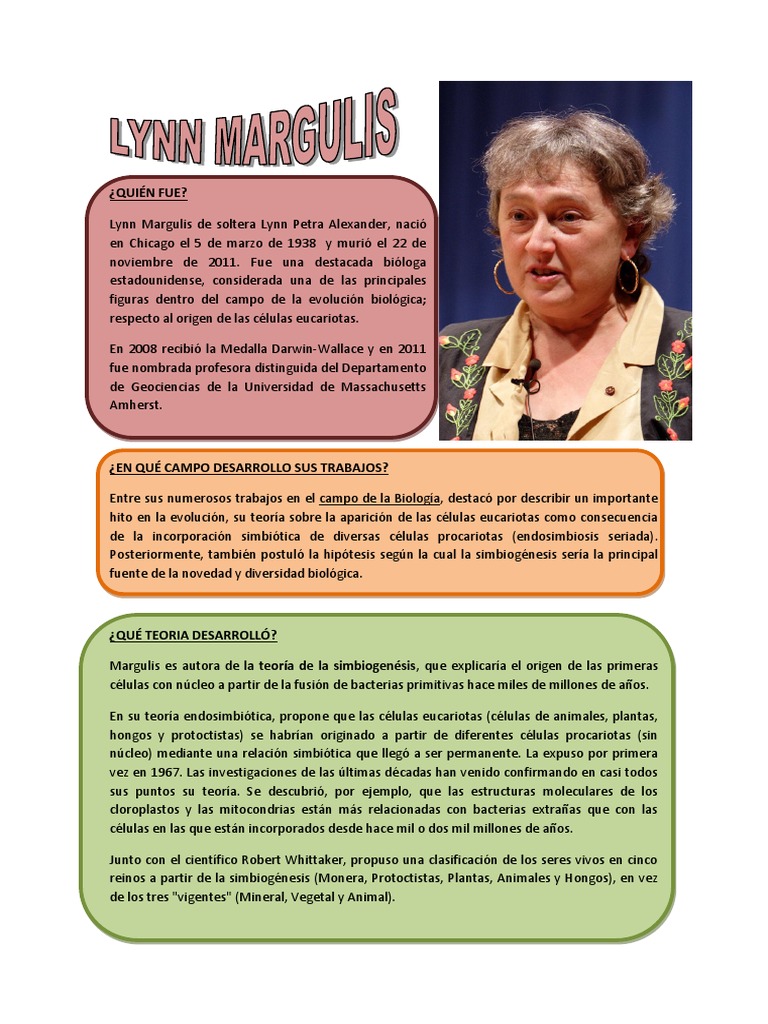 Lynn Margulis | PDF | Evolución | Biología