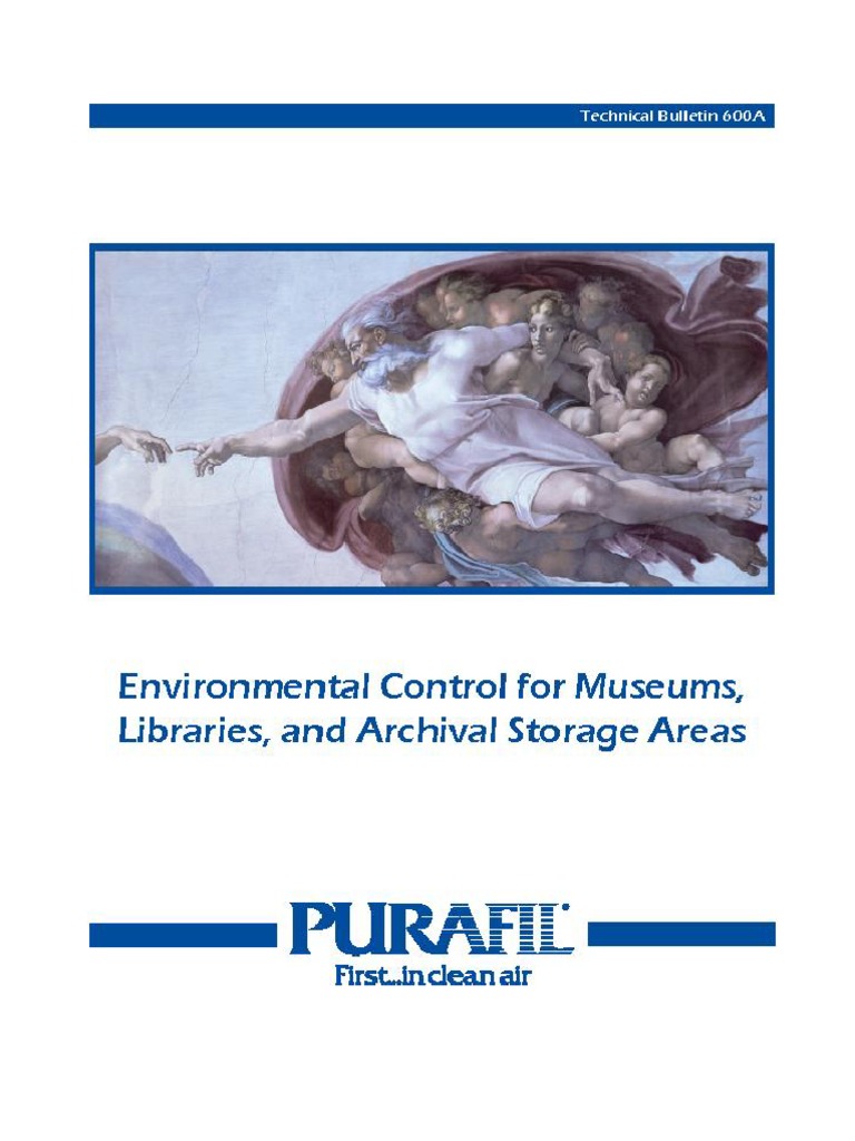Environmental Control For Museums and Archives, TB-600 PDF | PDF ...