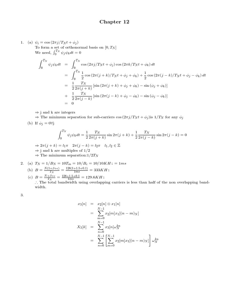 2490 Chap12 | PDF | Bandwidth (Signal Processing) | Data Transmission