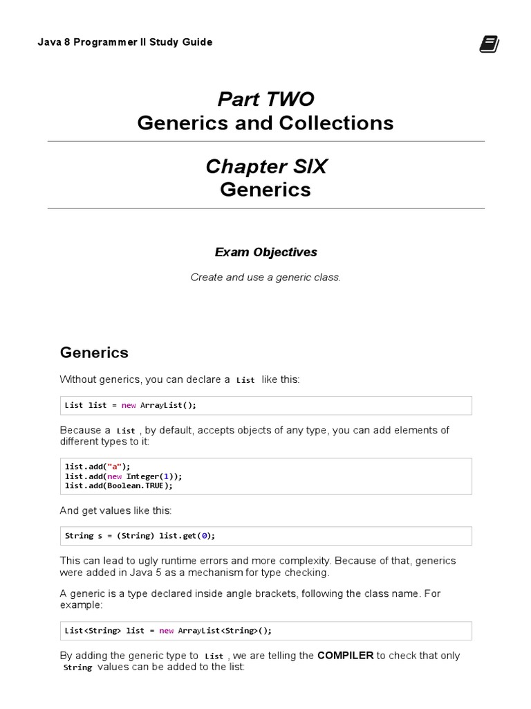Generics JAVA em Ingles | PDF | Parameter (Computer Programming ... Generics JAVA em Ingles | PDF | Parameter (Computer Programming ...