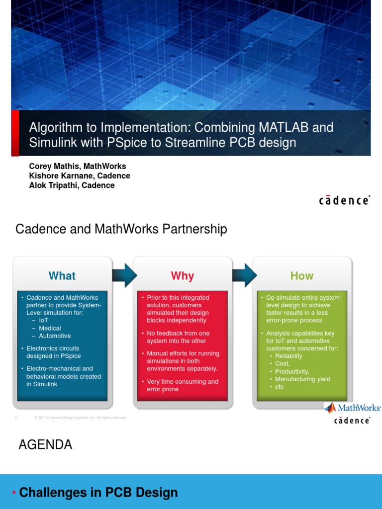 Combining MATLAB and Simulink With PSpice To Streamline PCB Design | PDF | Matlab | Hardware ...