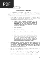 Filing Administrative Complaints in CSC | PDF | Affidavit | Conflict Of ...