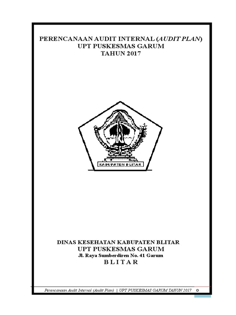 Program Kerja Audit Internal | PDF