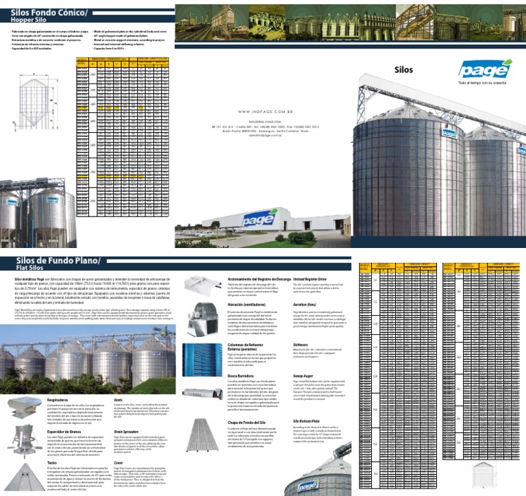 Silos Page | PDF | Almacenamiento de alimentos | Herramientas