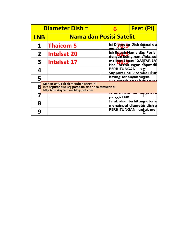 Hitung Jarak LNB | PDF