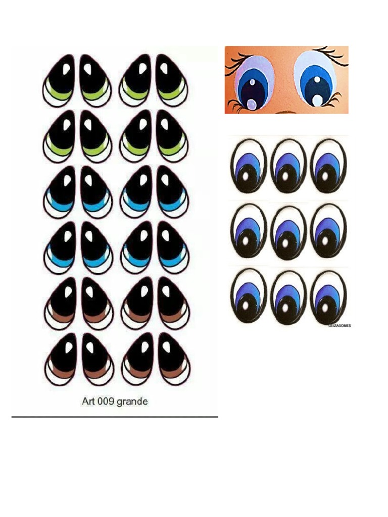 Ojitos para Imprimir | PDF