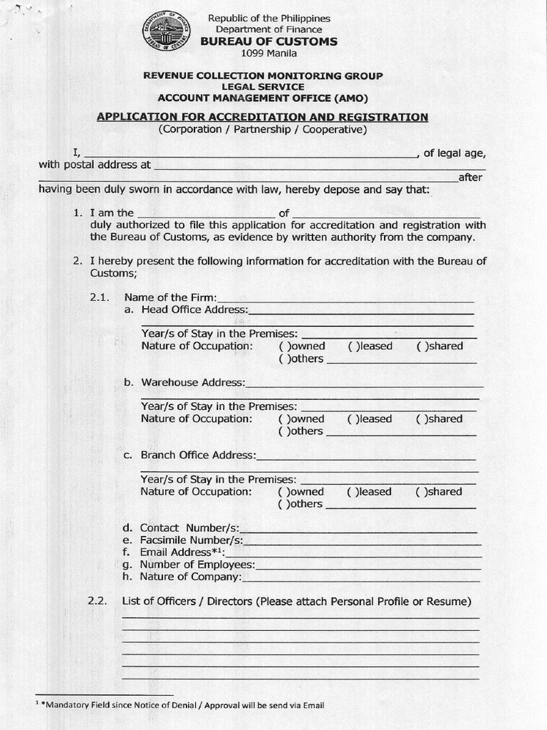 Amo Renewal Corporation - BOC | PDF