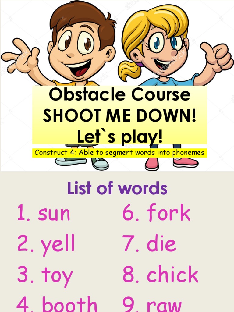 Obstacle Course Shoot Me Down! Let's Play!: Construct 4: Able To ...