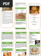 Triptico Queque Zanahoria | PDF | Cocina occidental | Comida regional y étnica