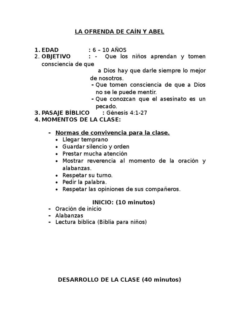 Caìn y Abel | PDF | Caín y Abel | Cristianismo