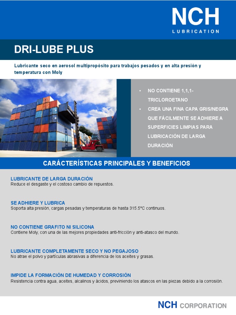 5438 Dri-Lube Plus | PDF | Lubricante | Petróleo